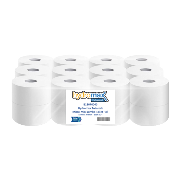 Hydromax Versatwin Toilet Roll – 55 Cases Pallet – Saniworld