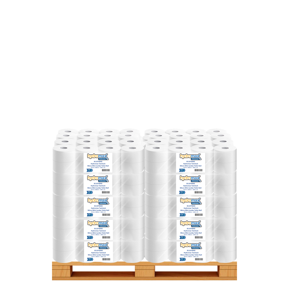 Hydromax Versatwin Toilet Roll – 27 Cases Half Pallet – Saniworld