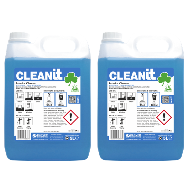 CleanIT Interior Cleaner - Clover - 2 x 5L – Saniworld